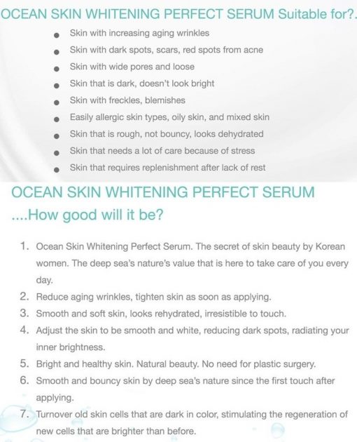 OCEAN SKIN Whitening Perfect Serum 30 ml. - Thailand Best Selling ...