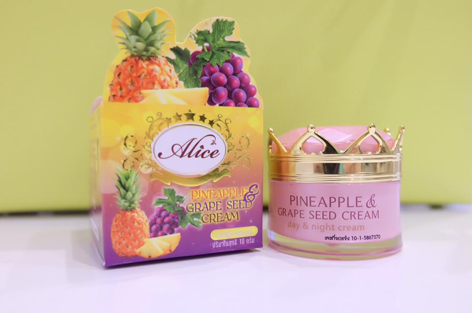 Alice PINEAPPLE & GRAPE SEED CREAM – Thailand Best Selling Products ...
