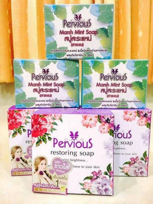 Pervious Marsh Mint Soap - Thailand Best Selling Beauty Products - No.1 ...