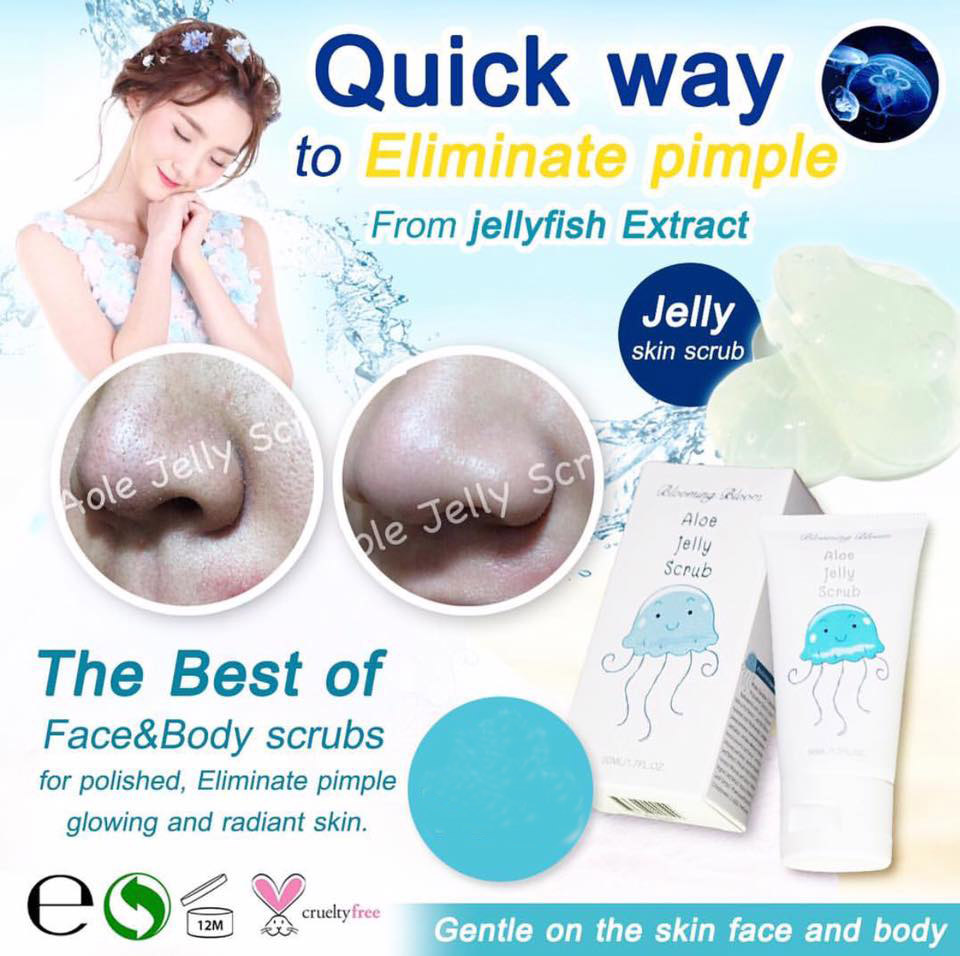 Blooming Bloom Aloe Jelly Scrub Gel – Thailand Best Selling Products ...