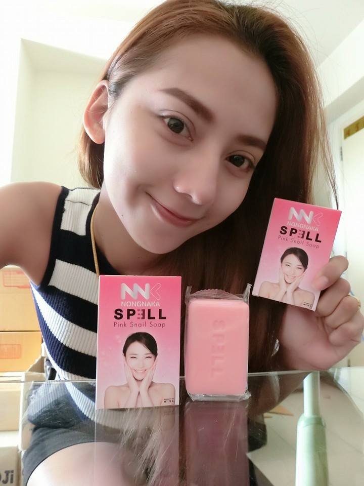 NNK NONGNAKA SPELL Pink Snail Soap – Thailand Best Selling Products ...