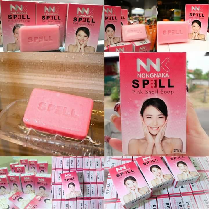 NNK NONGNAKA SPELL Pink Snail Soap – Thailand Best Selling Products ...