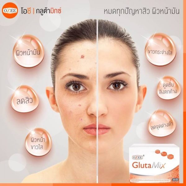 Ozee Gluta Mix Dietary Supplement Product - Thailand Best Selling ...