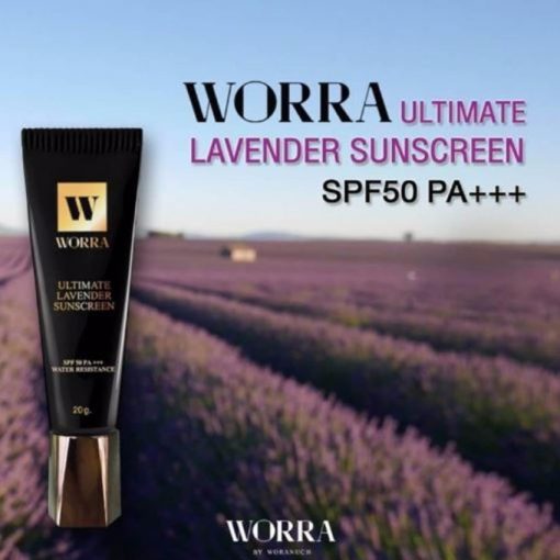WORRA Ultimate Lavender Sunscreen SPF50 PA+++ - Thailand Best Selling ...