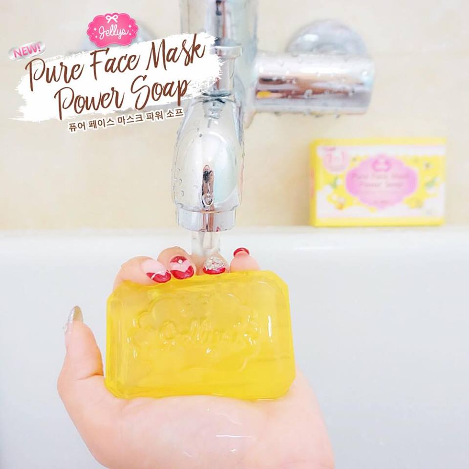 Pure Face Mask Power Soap by Jellys - Thailand Best Selling Products ...