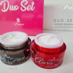 White Face Cream and Aura Face Cream by Princess White Skincare (Duo ...