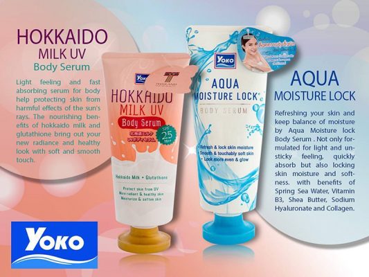 Yoko Hokkaido Milk UV Body Serum - Thailand Best Selling Products ...
