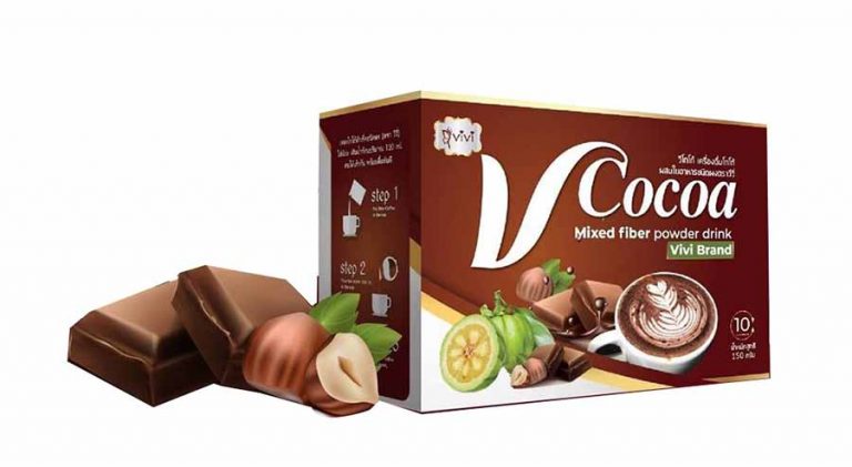 Vivi V Cocoa Mixed Fiber Powder Drink - Thailand Best Selling Beauty ...