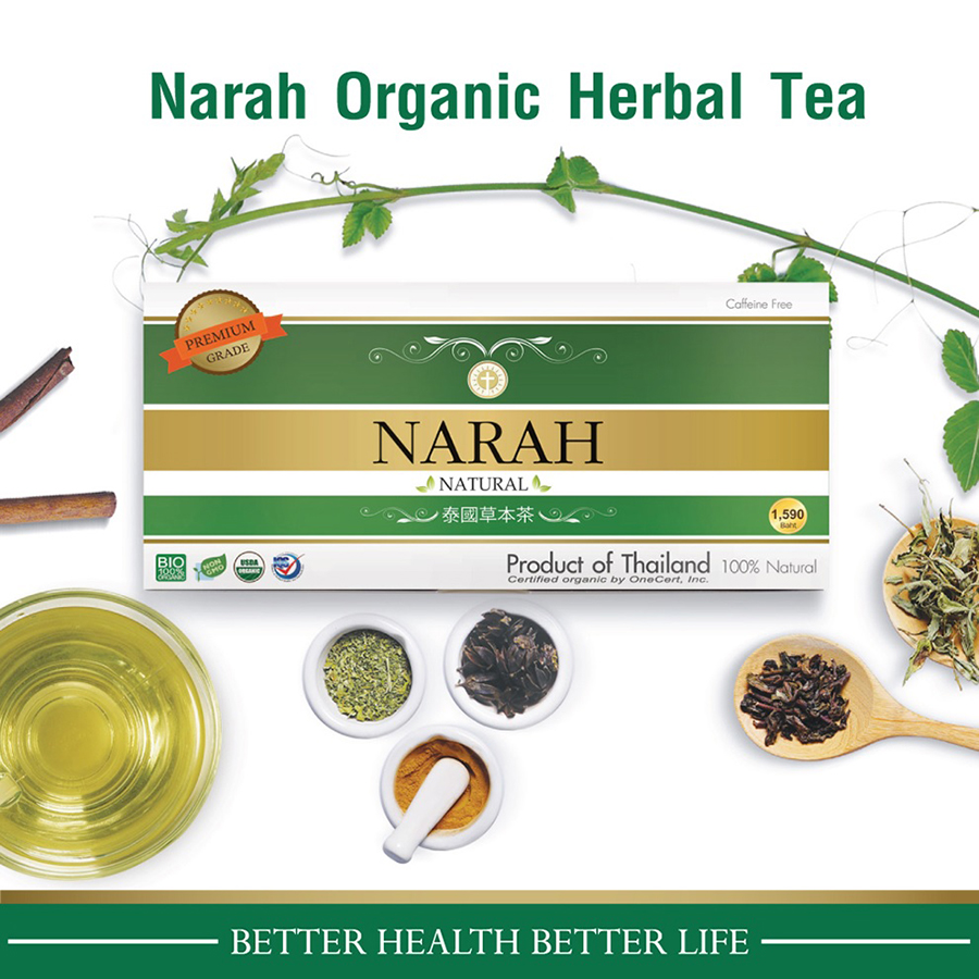 Narah Organic Herbal Tea - Thailand Best Selling Products - Online ...