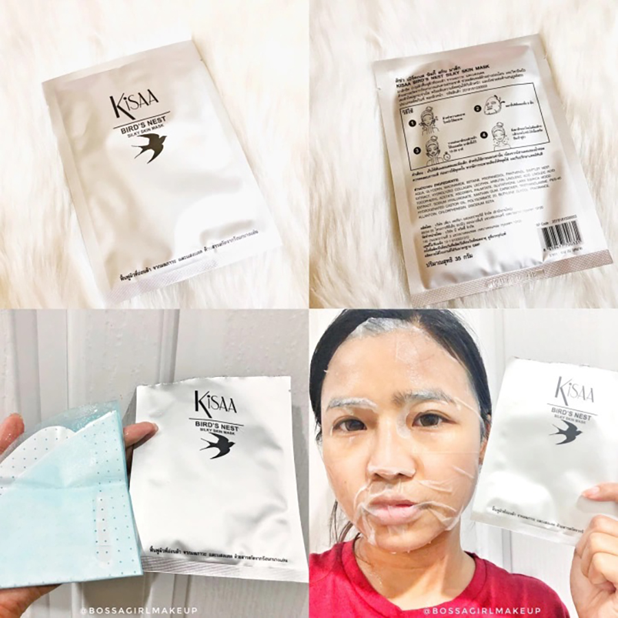 Kisaa Bird's Nest Silky Skin Mask - Thailand Best Selling Beauty ...