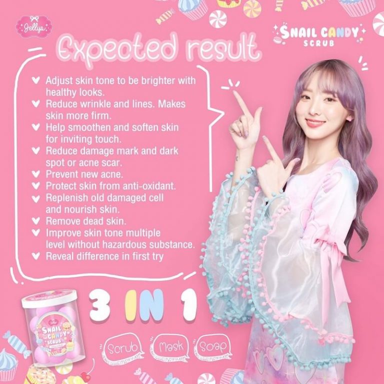 Jellys Snail Candy Scrub - Thailand Best Selling Products - Online ...