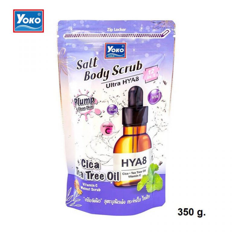 Yoko Gold Salt Body Scrub Ultra HYA8 - Thailand Best Selling Beauty ...