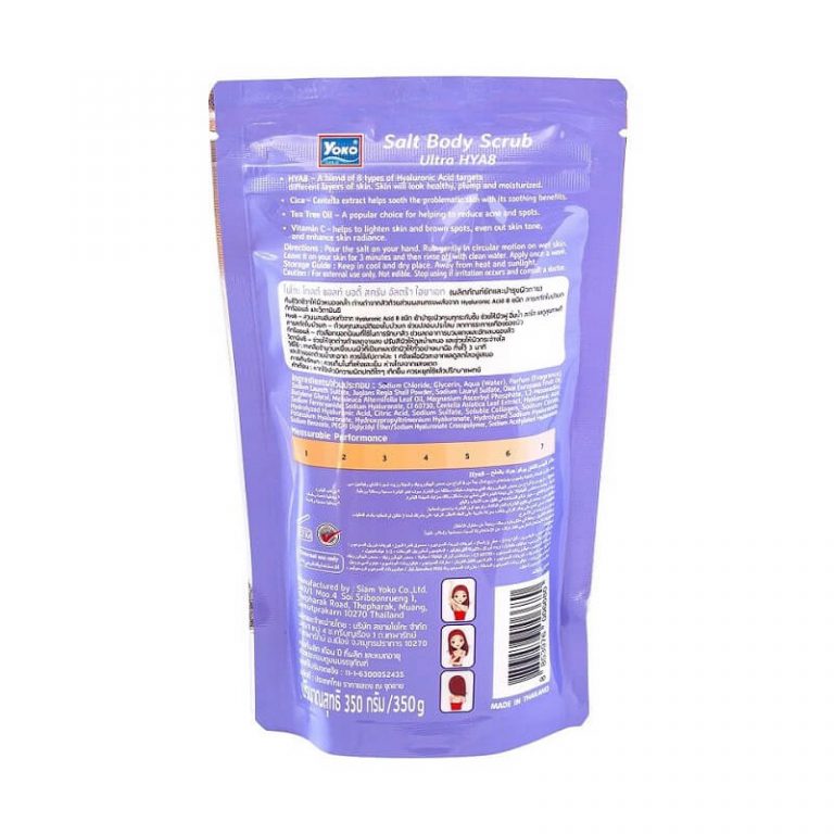Yoko Gold Salt Body Scrub Ultra HYA8 - Thailand Best Selling Beauty ...