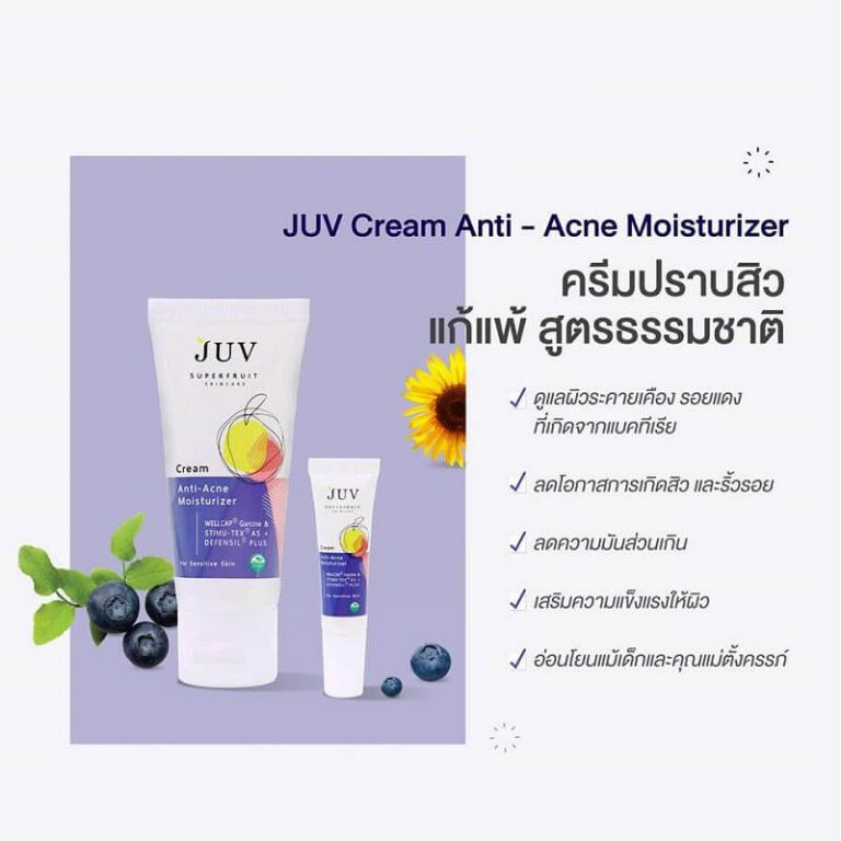 Juv Cream Anti- Acne Moisturizer - Thailand Best Selling Beauty ...