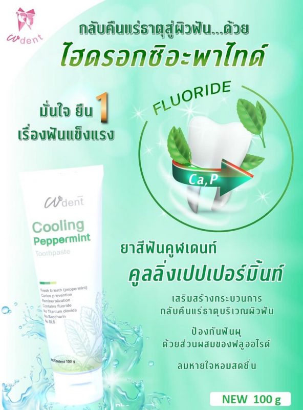 Cudent Cooling Peppermint Toothpaste - Thailand Best Selling Beauty ...