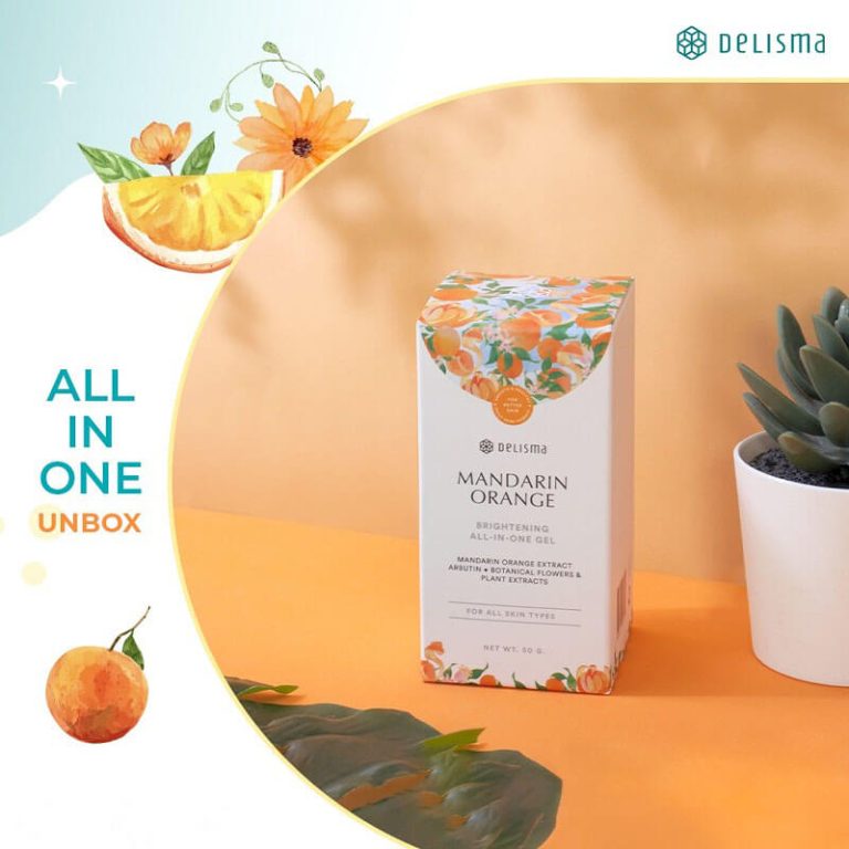 Delisma Mandarin Orange Brightening All-In-One Gel - Thailand Best ...