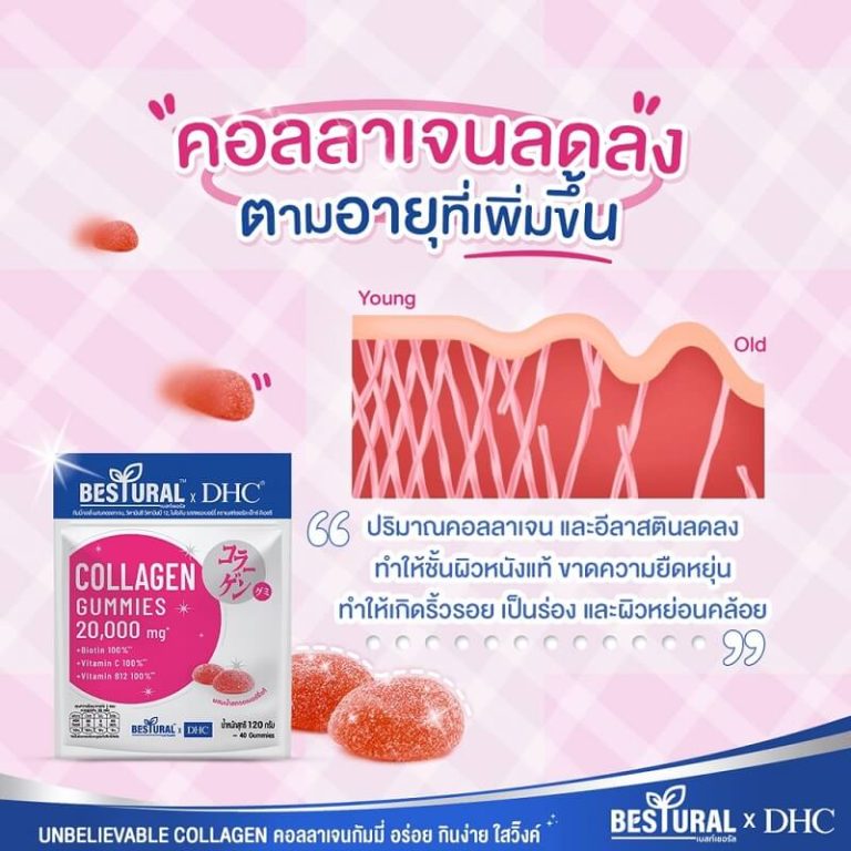 Bestural x DHC Collagen Gummy - Thailand Best Selling Beauty Products - No.1 Online shopping ...
