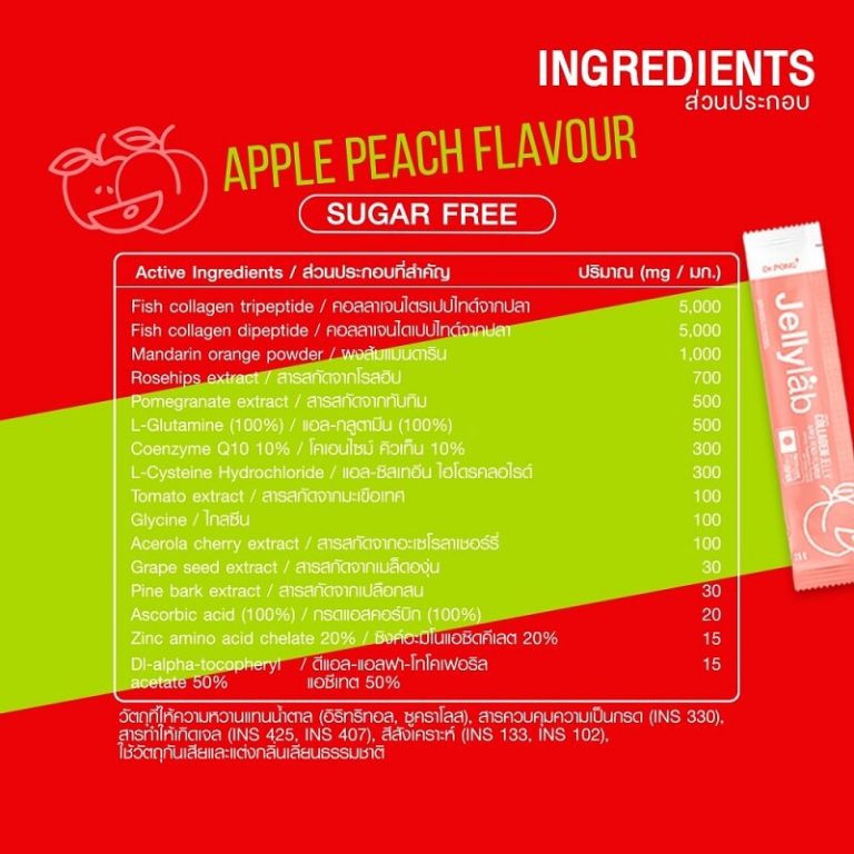 Dr.Pong Jellylab Collagen Jelly - Thailand Best Selling Beauty Products ...