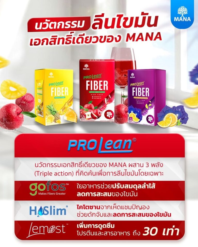 Mana Prolean Fiber - Thailand Best Selling Beauty Products - No.1 ...