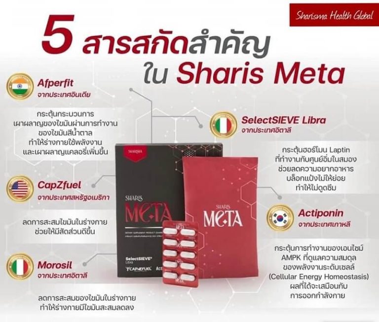 Sharis Meta Dietary Supplement - Thailand Best Selling Beauty Products ...