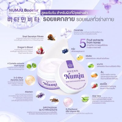 Numju Body White Booster Cream - Thailand Best Selling Beauty Products - No.1 Online shopping ...