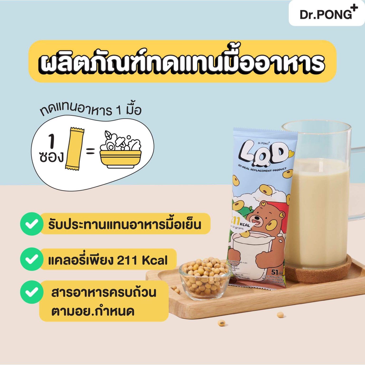 Dr.Pong Lod 001 Meal Replacement (MRP) - Thailand Best Selling Beauty ...